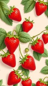 13 Stunning Strawberry Wallpaper Designs For A Sweet Decor Update