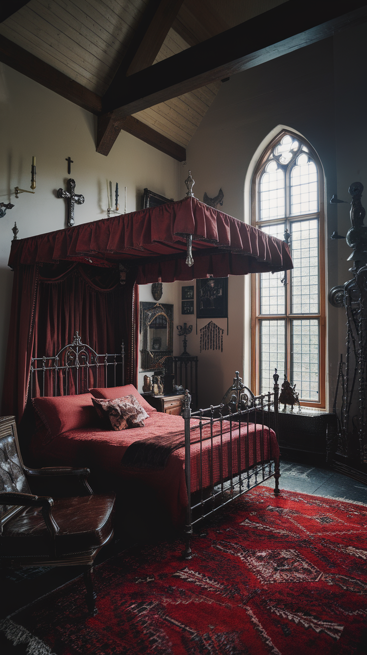 Gothic Bedroom! 35+ Enchantingly Dark Gothic Bedroom..
