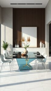 25 Gorgeous Glass Table Ideas To Elevate Your Dining Room Decor