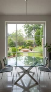 25 Gorgeous Glass Table Ideas To Elevate Your Dining Room Decor