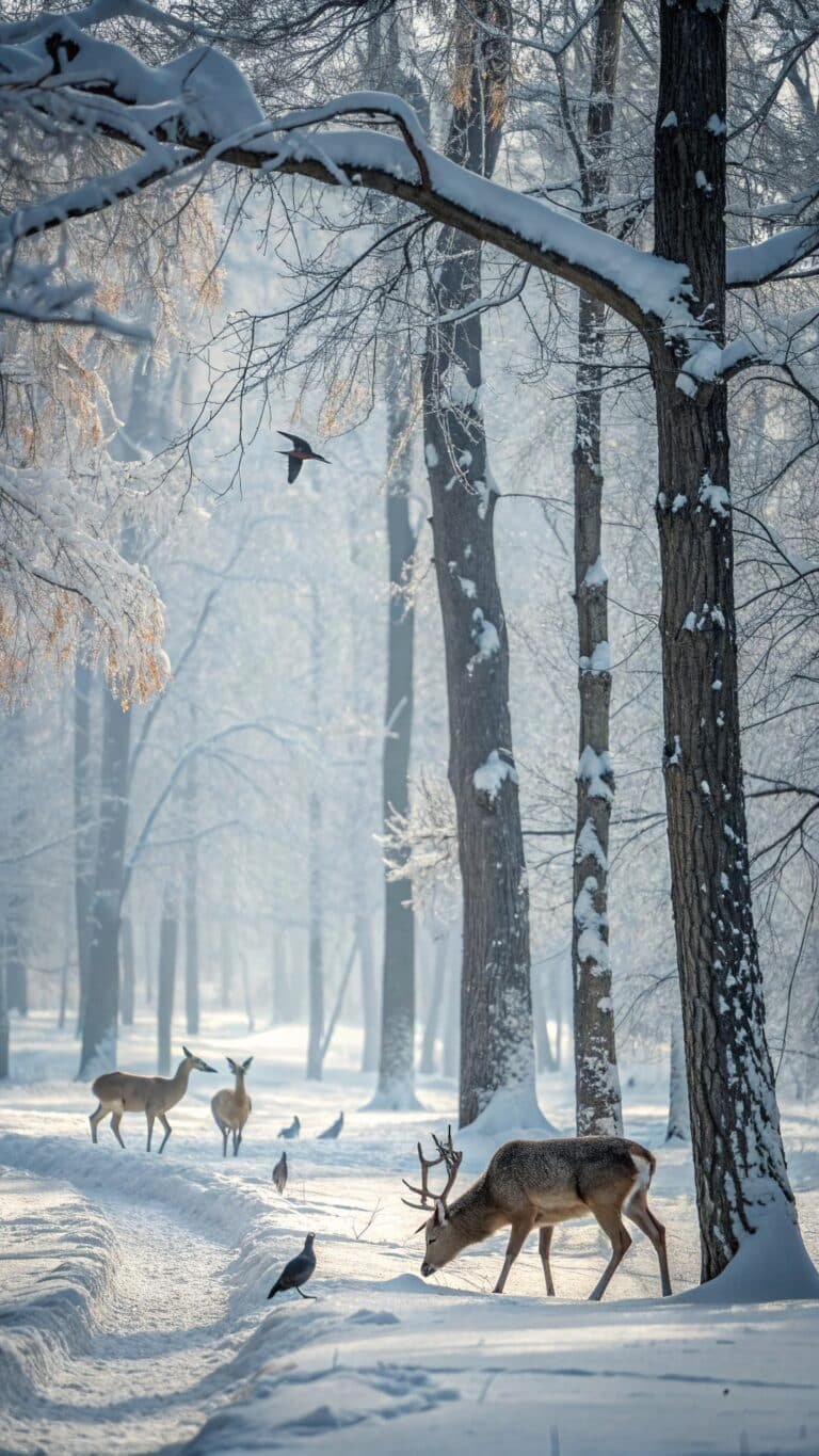 35 Gorgeous Winter Wallpaper Designs To Transform Your Space