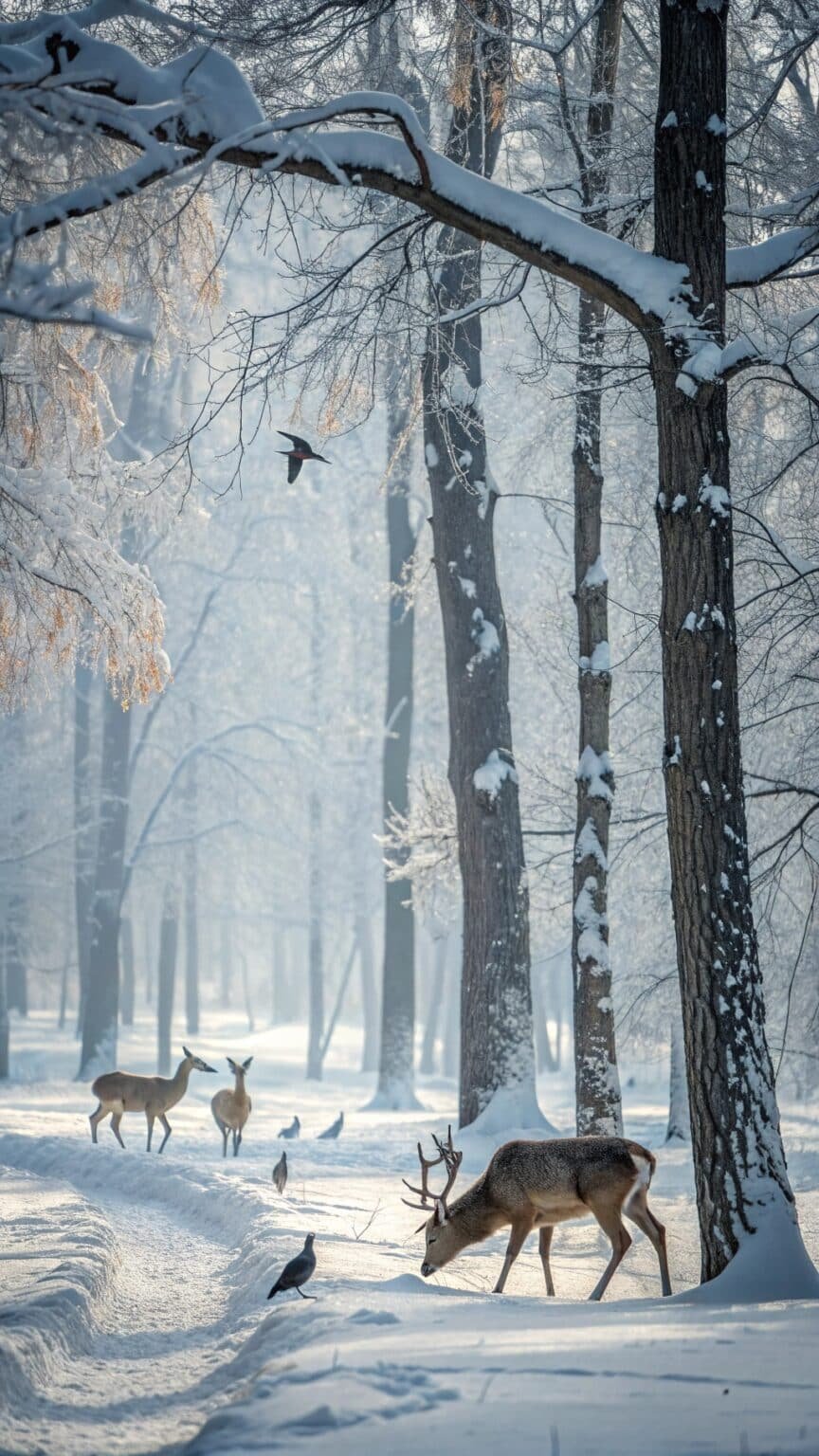 35 Gorgeous Winter Wallpaper Designs To Transform Your Space