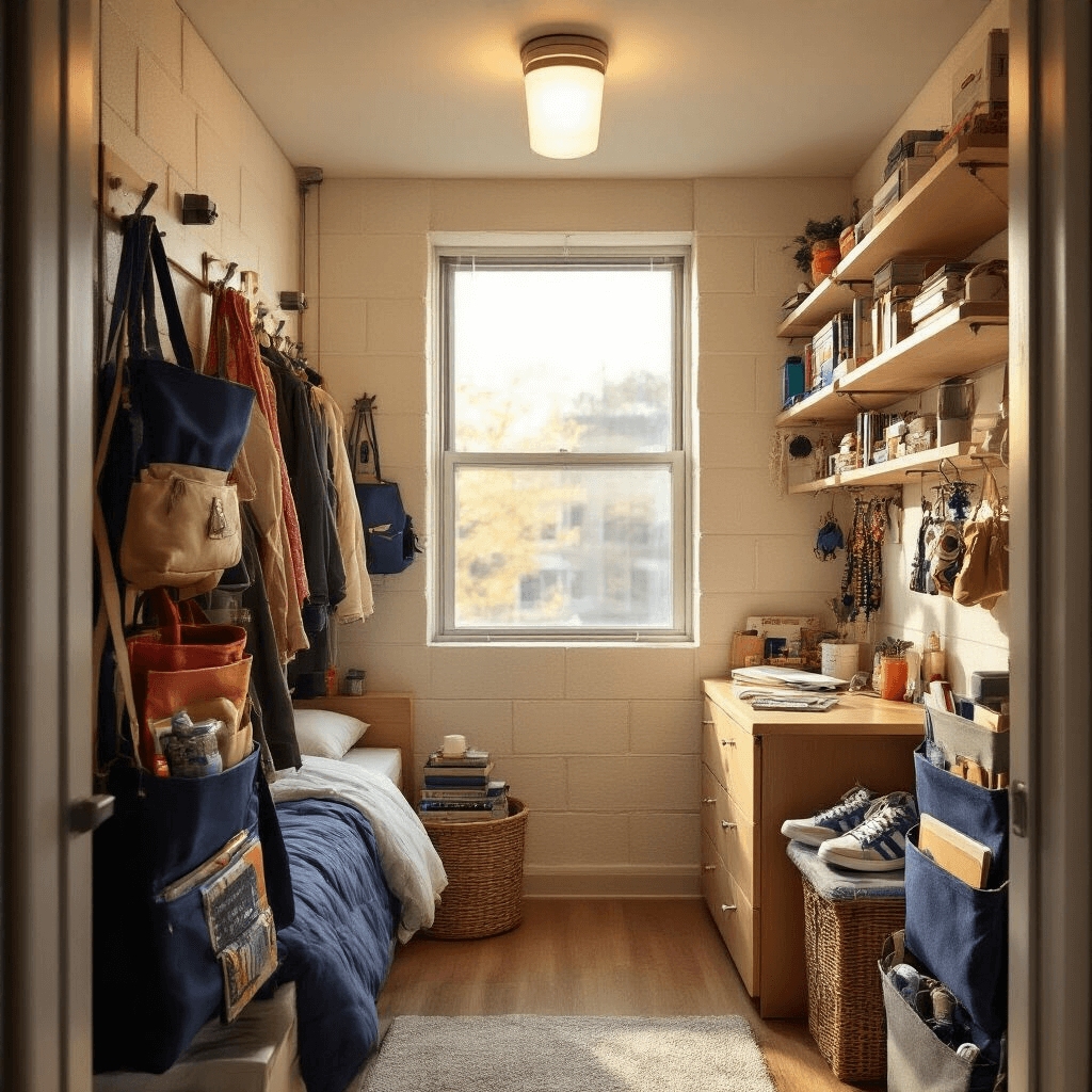 How I Transformed My Shoebox Dorm Into A Space That Actually Works