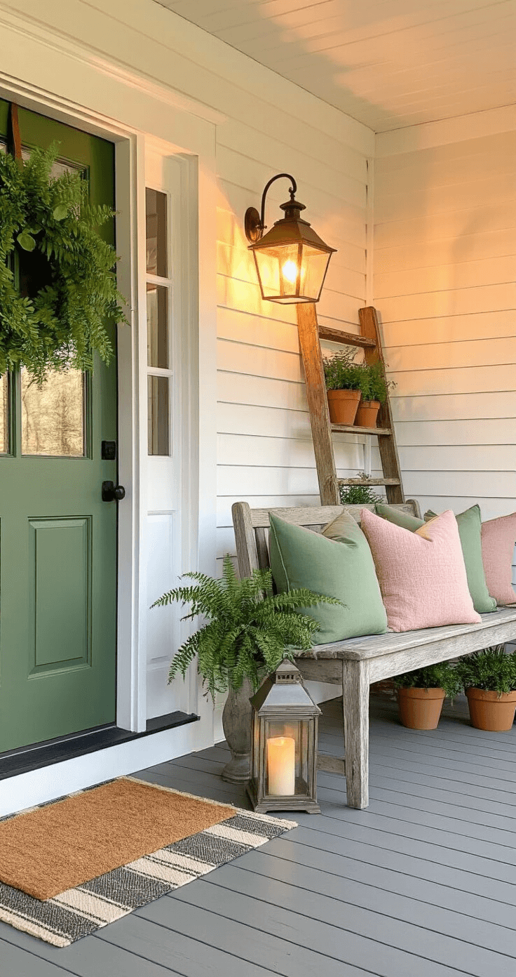 Spring Porch Decor Ideas That Won't Eat Up Your Whole Weekend
